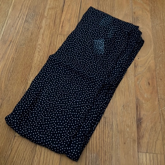 LOFT | Accessories | Nwt Loft Navy Polka Dot Scarf | Poshmark